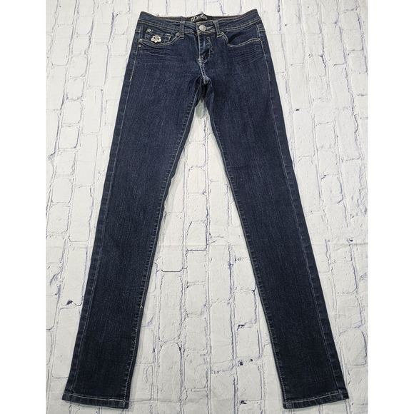 House of Deréon | Jeans | Beyonce Dereon Jeans Size 56 Skinny Logo Blue ...
